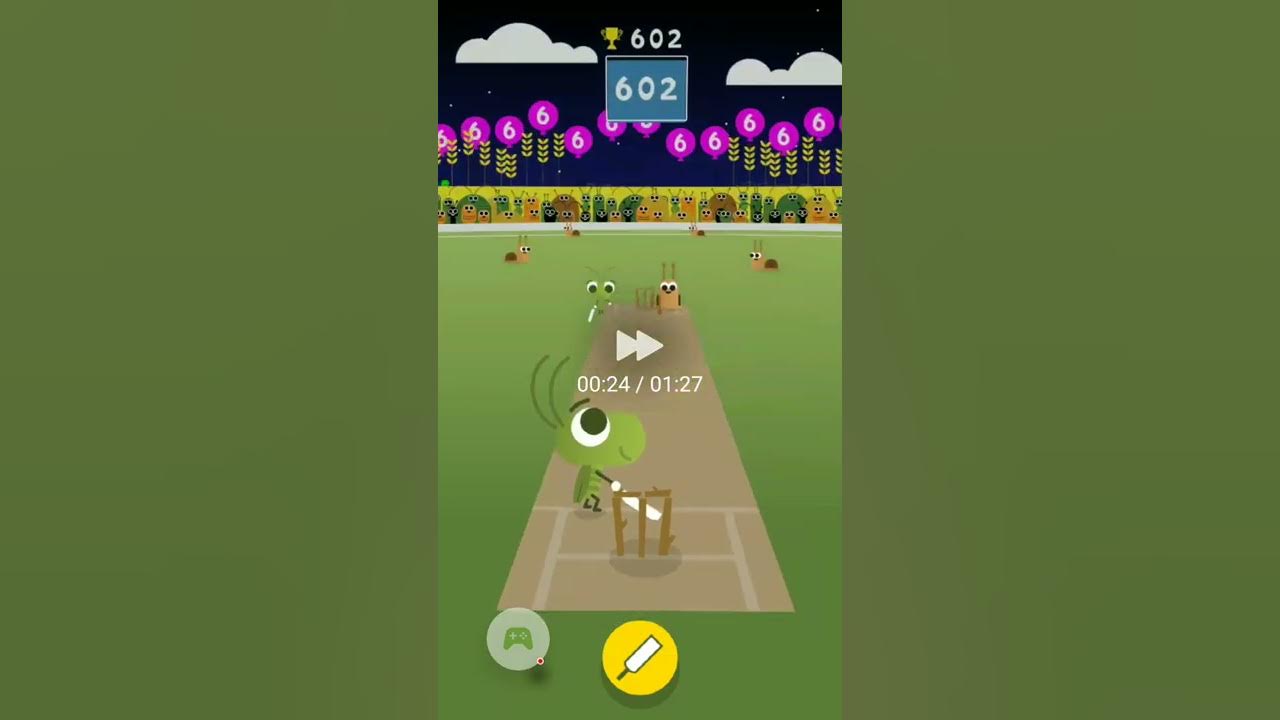 Highest score in doodle cricket!!!638!!! *NO HACK * - YouTube