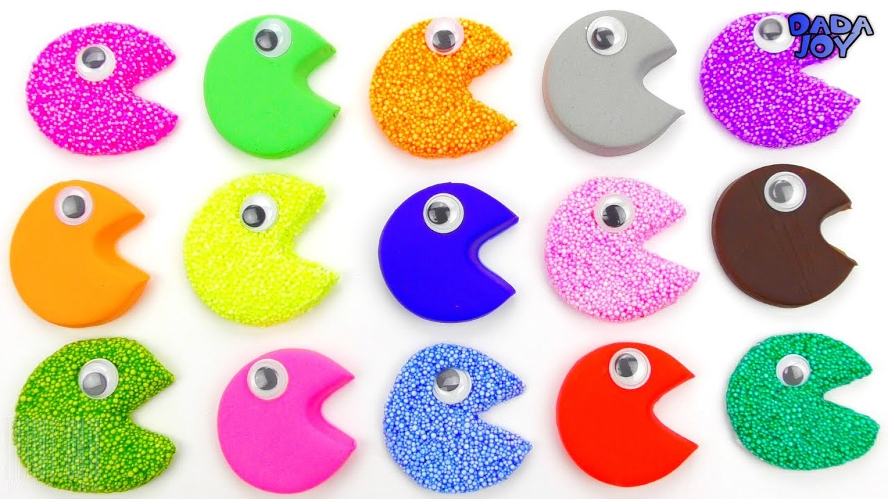 Aprender los colores con Pacman PlayDoh|Aprende a contar del 1 al 20 ...