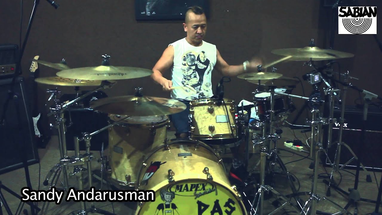 Sabian Indonesia Endorsee - Sandy Andarusman (PAS Band) - YouTube
