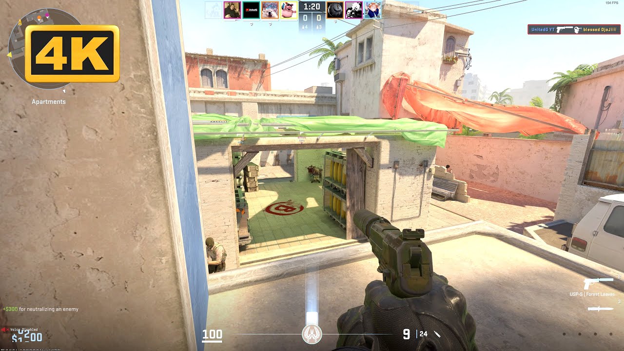Counter Strike 2 Gameplay 4K (No Commentary) - YouTube
