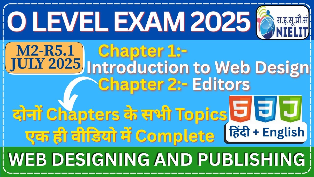 O Level(M2-R5.1) Chapter 1 & 2 Complete | OLevel July Exam 2025 | Web ...