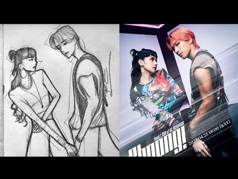 How to draw lisa/taeyang/choong/ blackpink/stepbystep/tutorial ...