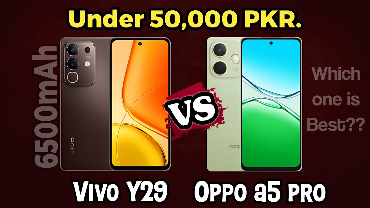 Vivo Y29 vs Oppo A5 Pro | Best Smartphone Under 50,000 in 2025? - YouTube
