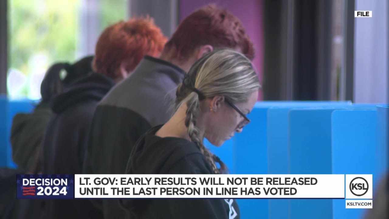 County election results in Utah will be held until last voter in line ...