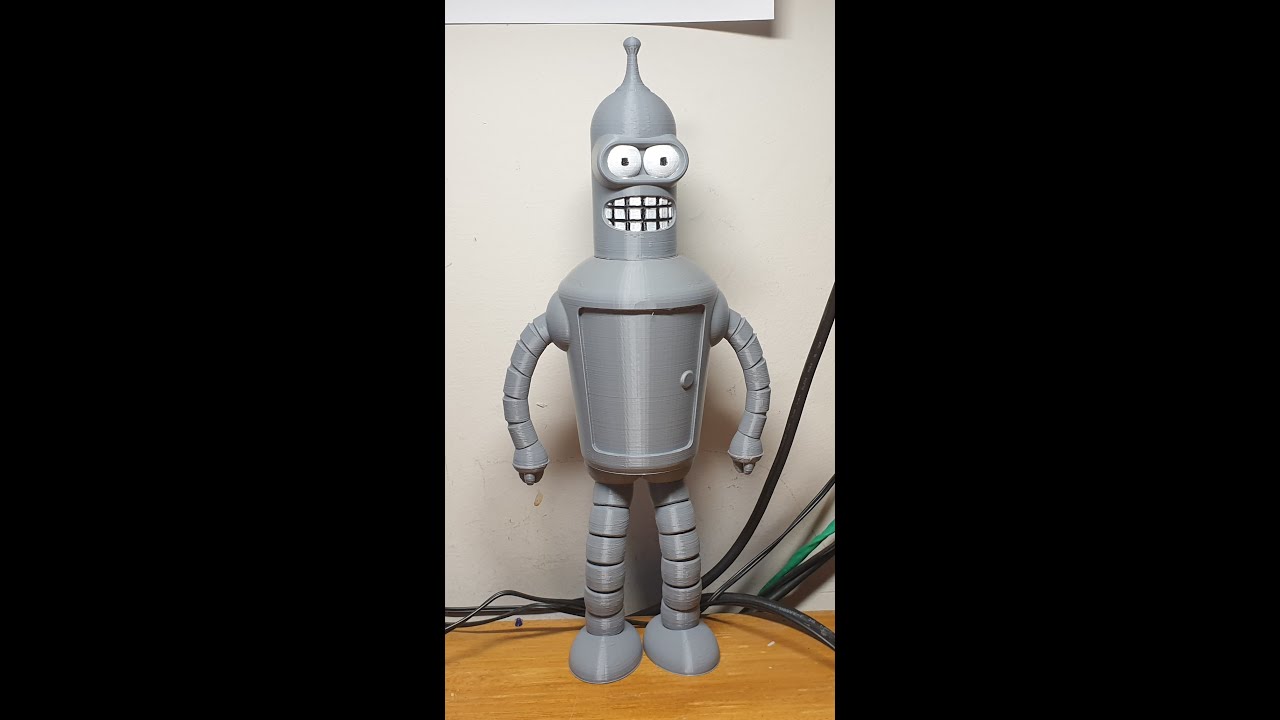 3D printed Bender - YouTube