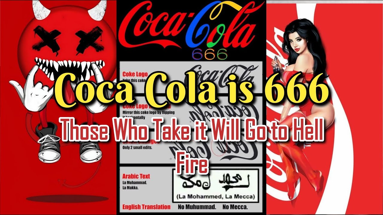 Coca cola is 666. Those Who Take it will End up in Hell fire - YouTube