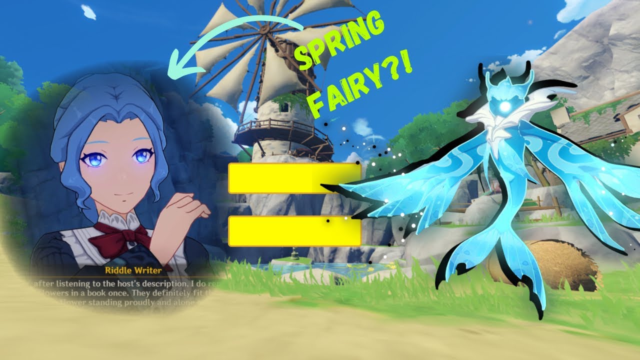 This NPC is the Spring Fairy from Springvale - YouTube
