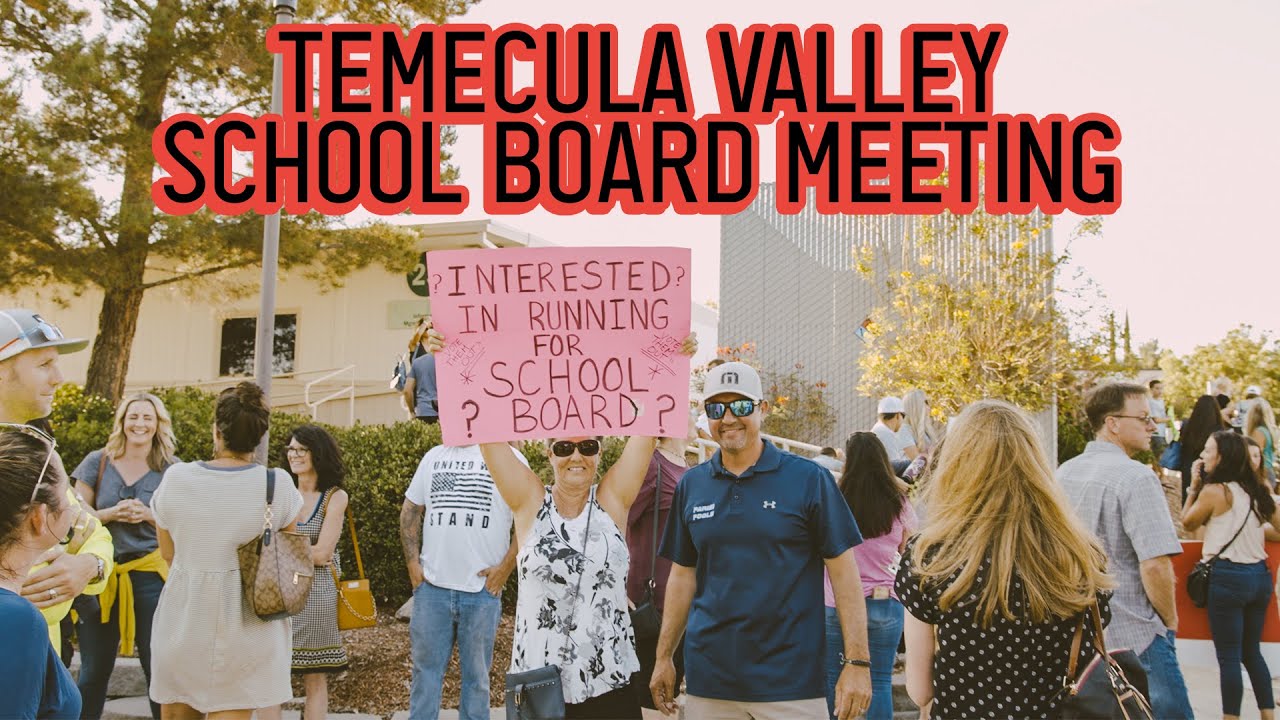 Temecula Valley School Board Meeting // Reopening Schools Update - YouTube