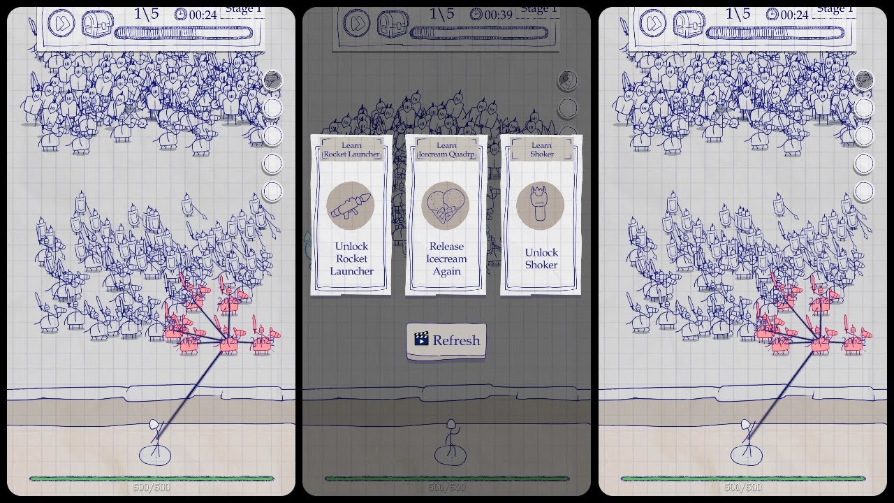 Doodle Defence Mobile Game | Gameplay Android - YouTube