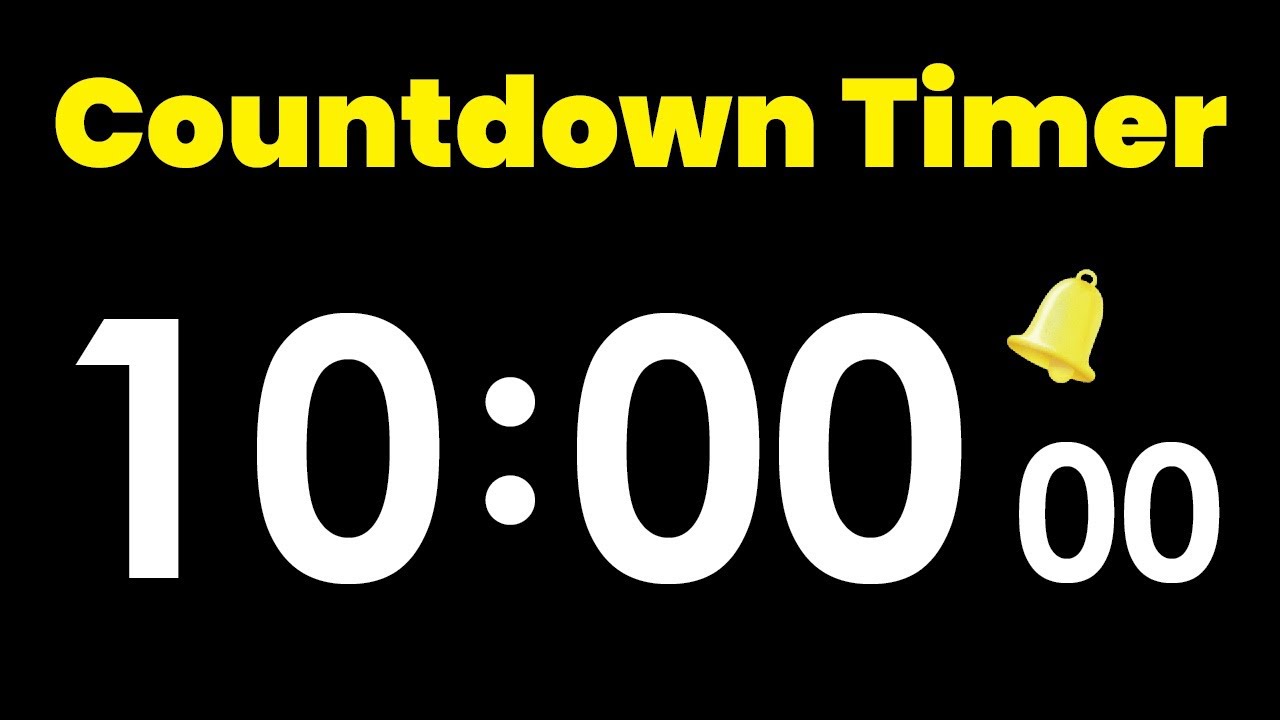 10 Hour Countdown Timer with Alarm #timerstore #10h #countdown - YouTube