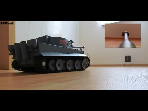 RC Panzer Tiger I in Aktion German Heavy Tank Tiger 1 in Action Heng ...