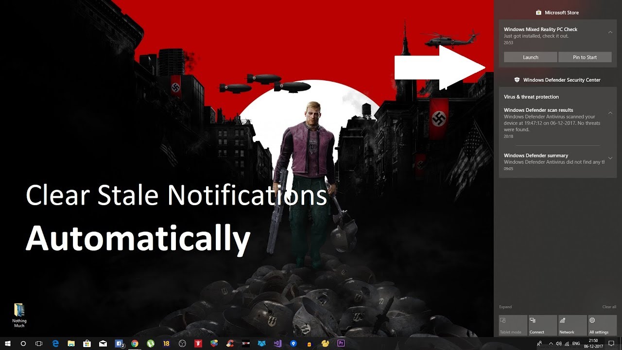 Clear Notification Center Automatically on WIndows 10 - YouTube