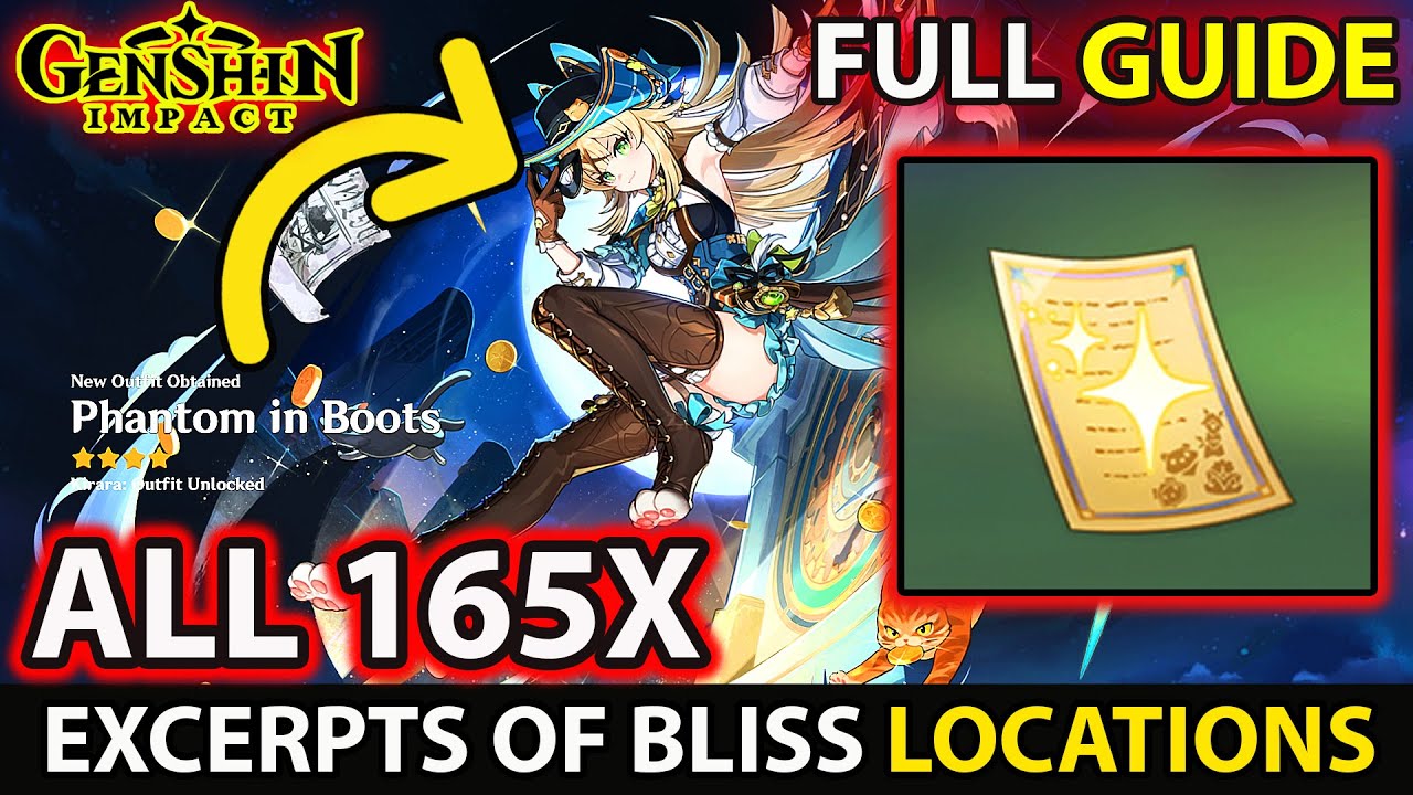 ALL 165 Excerpts of Bliss Locations Simulanka Full Guide Unlock Kirara ...