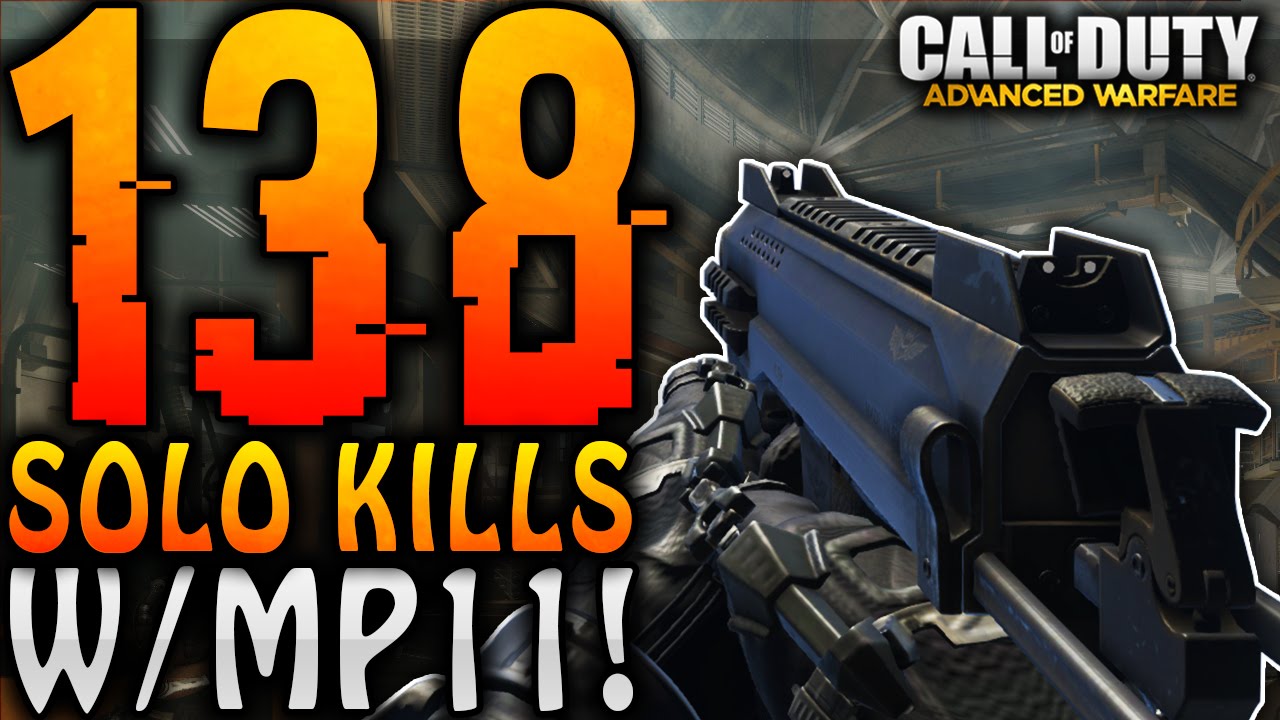 Advanced Warfare: SOLO 138 KILLS w/MP11 SMG! - BO3/WAW2?! (COD: AW 100 ...