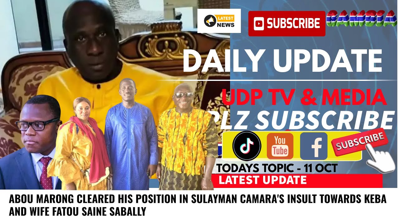 ABOU MARONG CLEARED HIS POSITION IN SULAYMAN CAMARA'S !NSULT TOWARDS ...