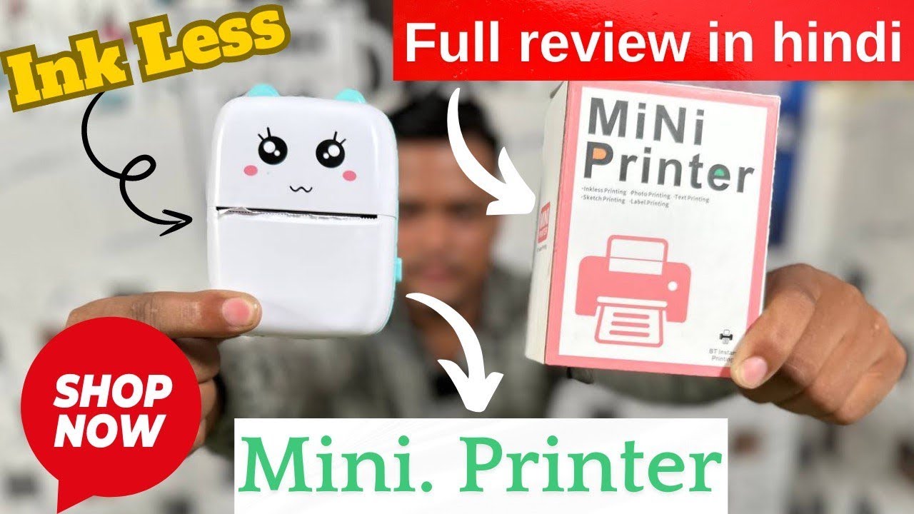 Tiny Printer Review in Hindi! Unboxing, Setup, and Printing Demo 2024 ...