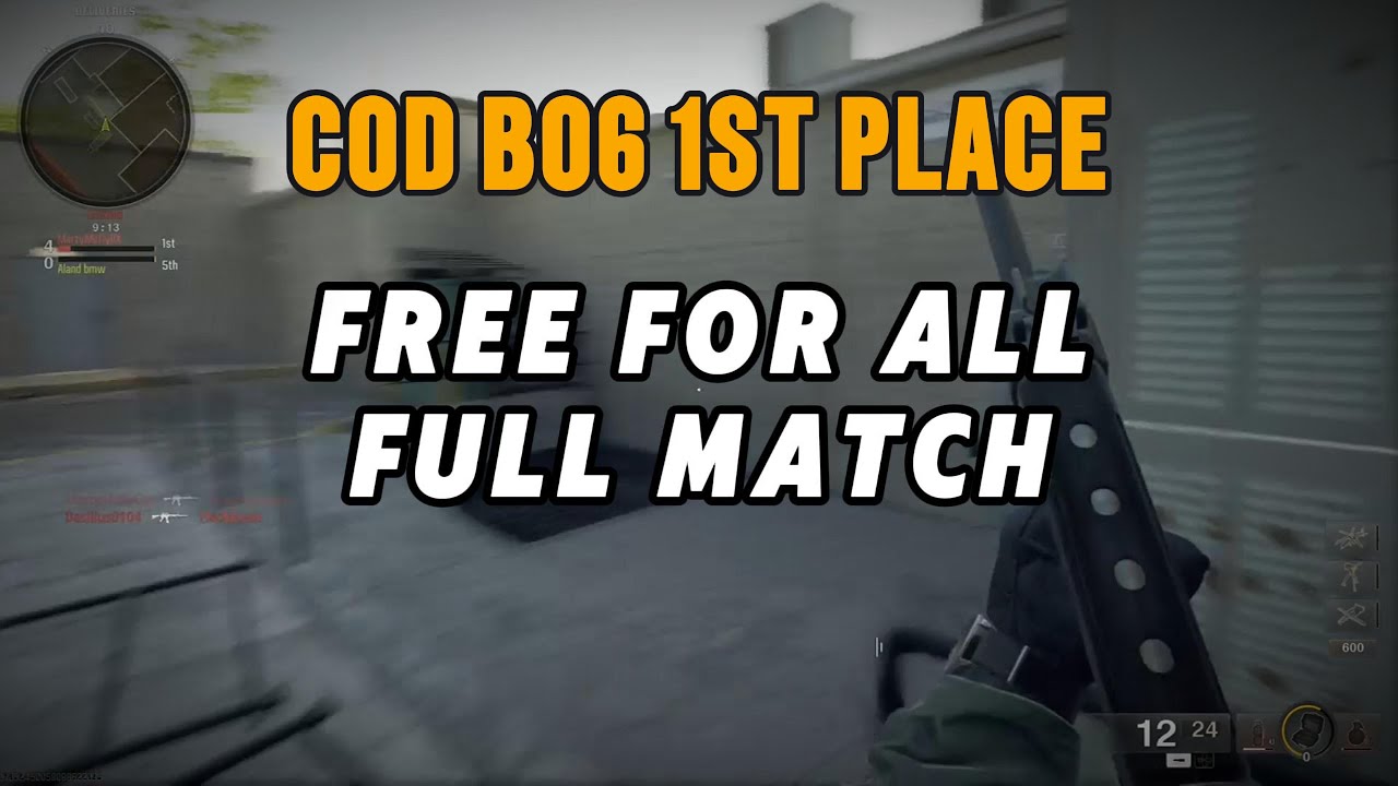 COD BO6 FREE FOR ALL 1ST PLACE! - YouTube