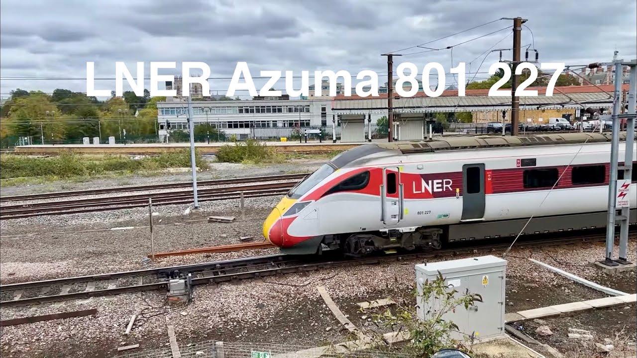 LNER 801 227 leaving York - YouTube