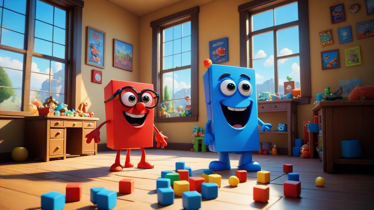 Five Building Blocks Stack Up High | Building & Counting Song for Kids ...