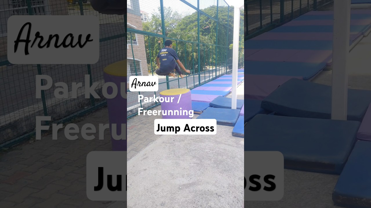 Parkour / Freerunning | Jump Across the Roller Box | Arnav - YouTube