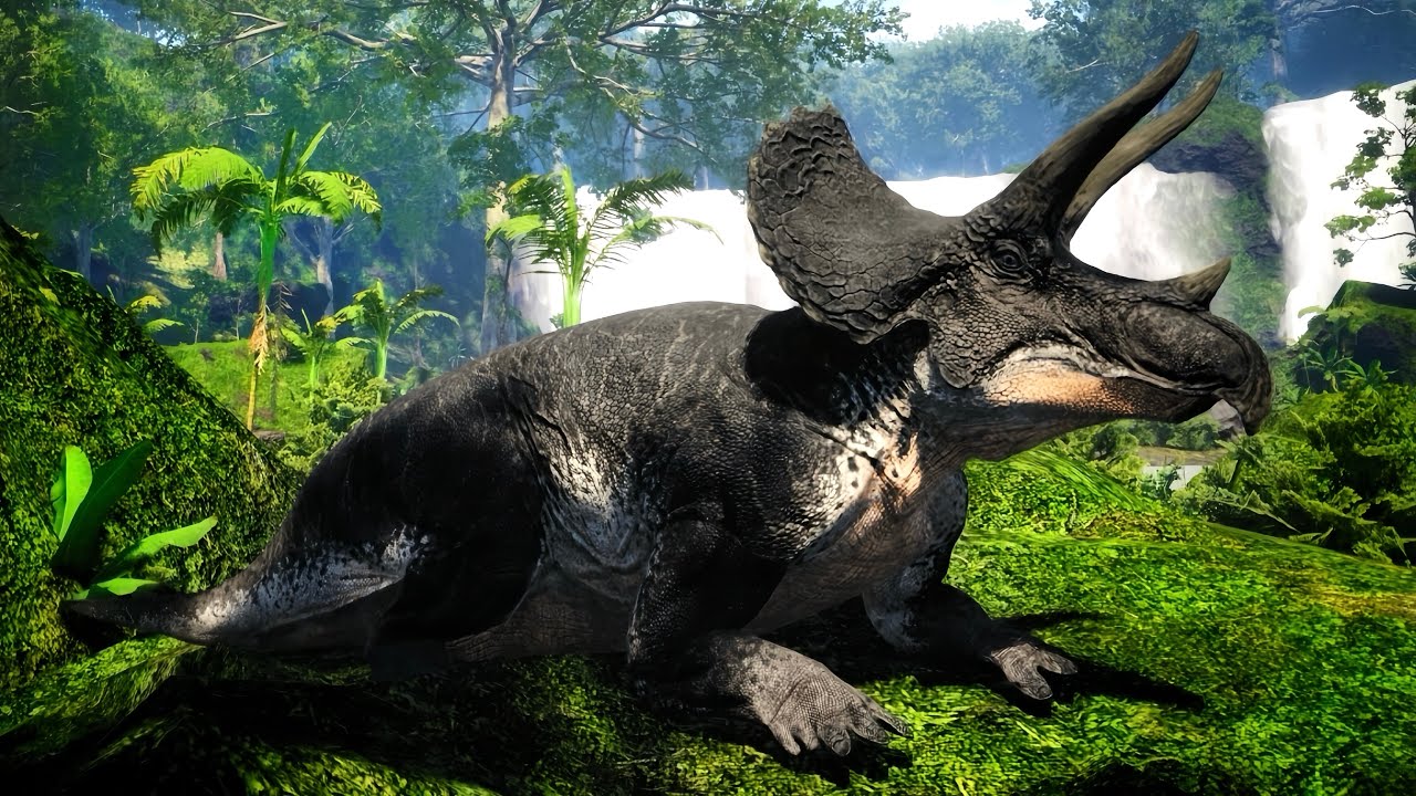 Triceratops Combat Before The Rex HT in The Isle Evrima - YouTube