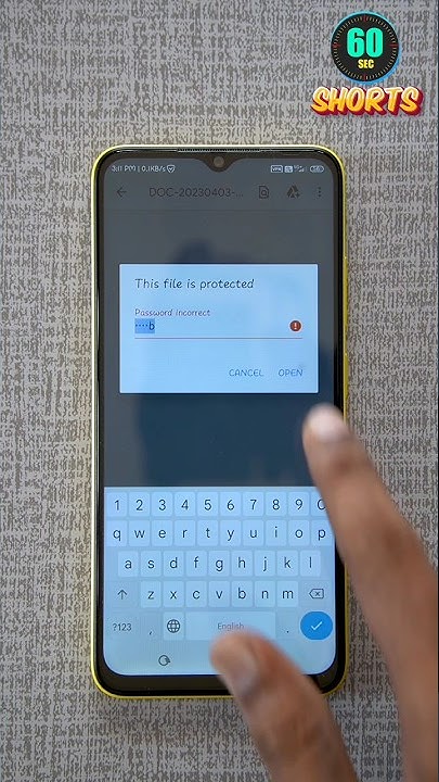 How to Send Password Protected Images in WhatsApp #shorts - YouTube
