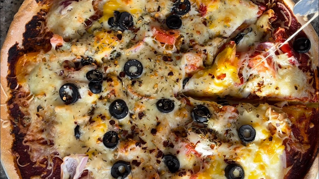 Pizza Recipe | Chicken Fajita Pizza | پیزا [English Subtitles] - YouTube