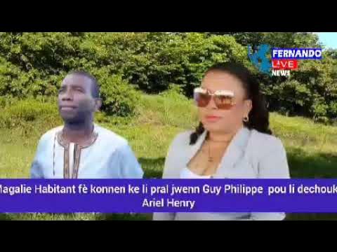 Magalie Habitant lage Ariel Henry, moun sa yo pa pèdi ak moun lol...... - YouTube