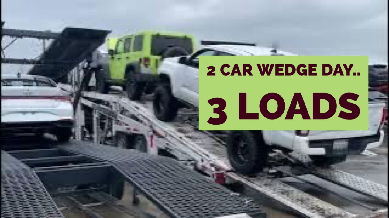 California Hotshot Car Hauling Day. Pickup and Deliver 3 loads. - YouTube