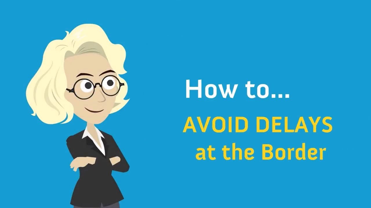 How to Avoid Delays at the Border - YouTube