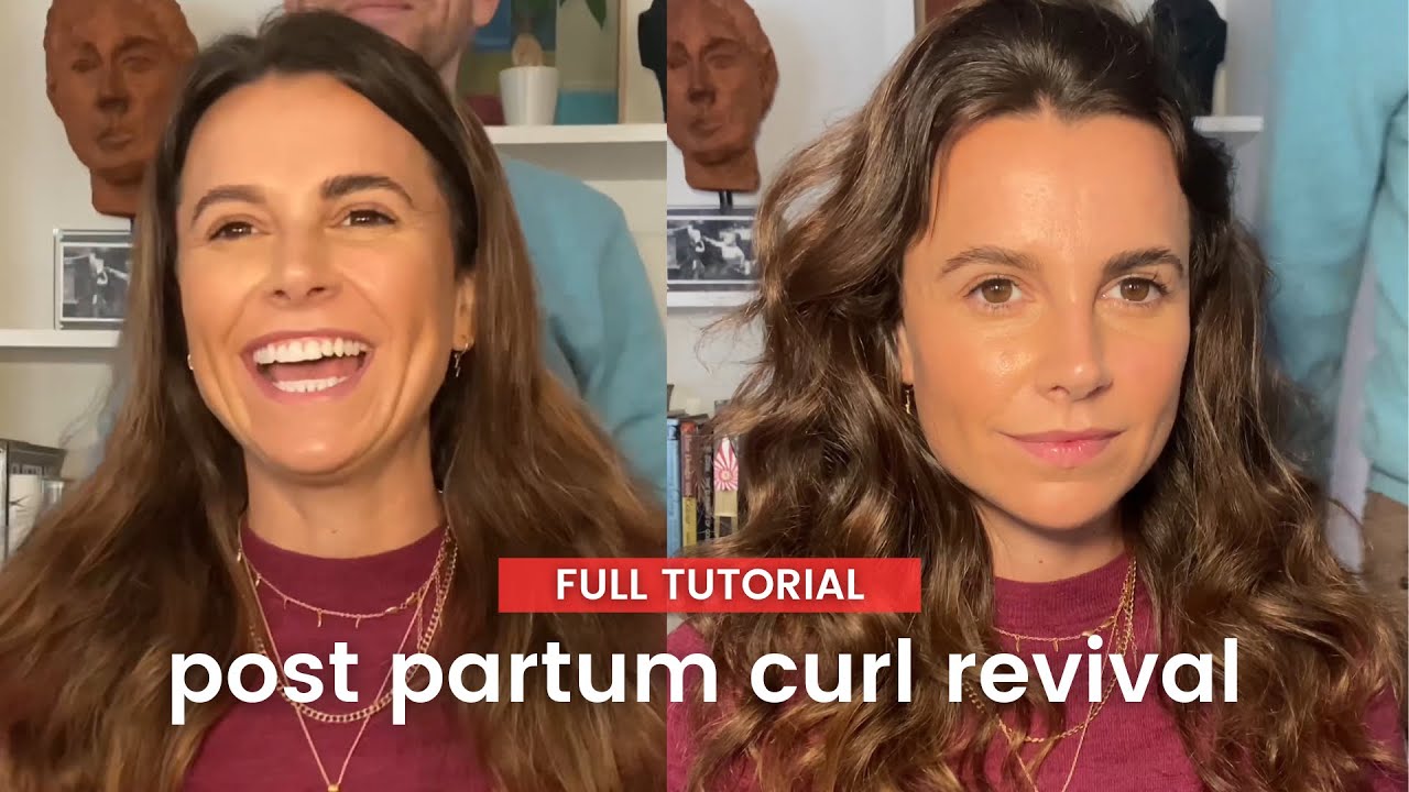 TUTORIAL: POST PARTUM CURL REVIVAL - YouTube