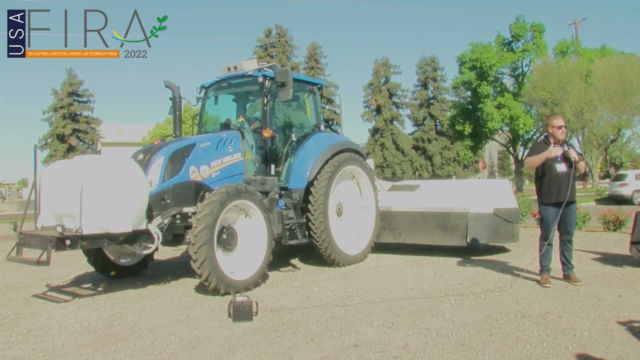 Verdant Robotics presents their services at the #FIRAUSA22 Press ...