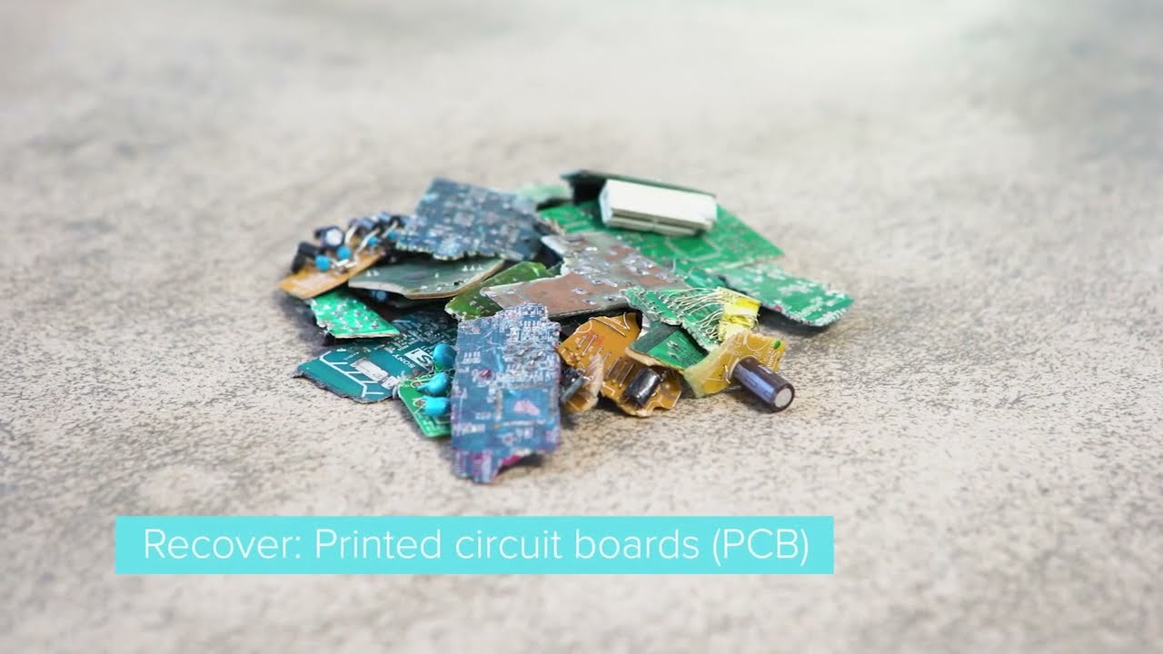 E-Scrap - PCB recovery from e-scrap - YouTube