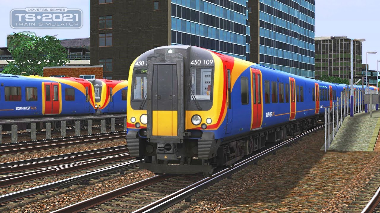 Train Simulator 2021 Portsmouth Direct Line Class 450 - YouTube