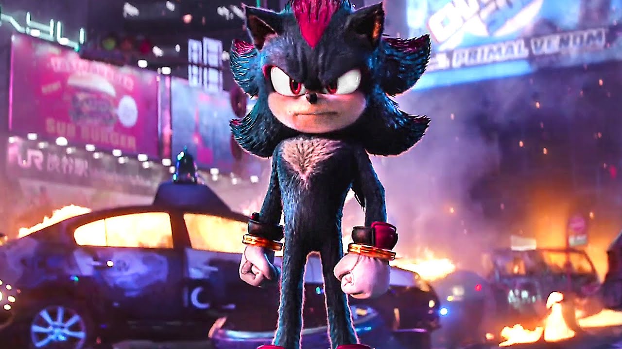 SONIC 3 "Team Sonic VS Shadow" Scene (2024) - YouTube