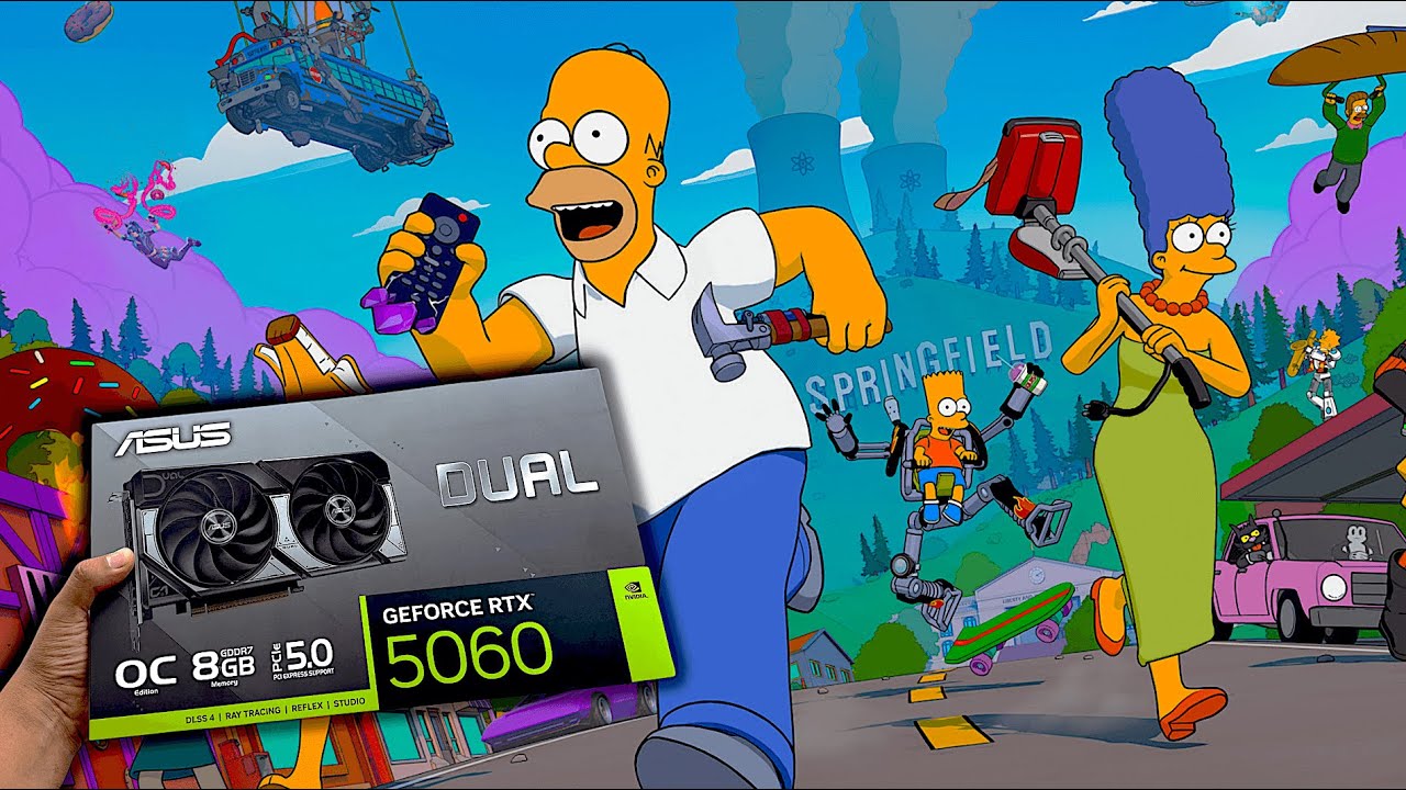 RTX 5060 TEMPORADA de LOS SIMPSONS x FORTNITE 🔴 TODO al MÁXIMO 🔴 - YouTube