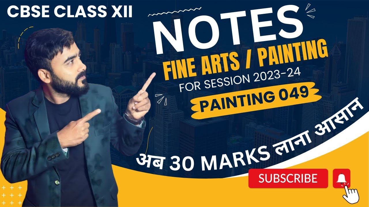 Painting Notes | Hasan Art Studio Notes | class 12 painting notes - YouTube