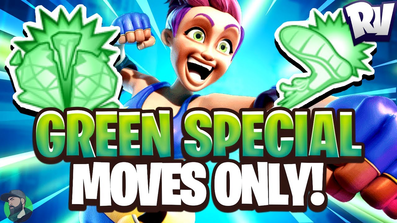 Rumbleverse - GREEN SPECIAL MOVES ONLY Challenge! - YouTube