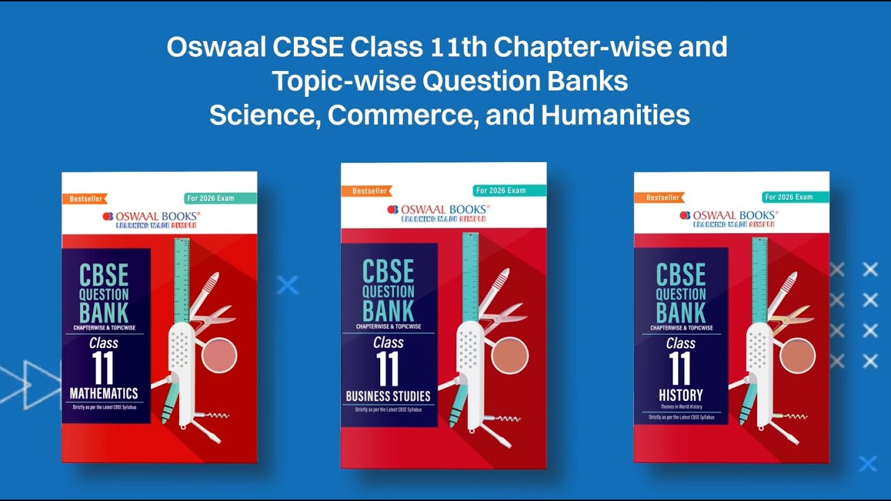 CBSE Question Bank Class 11 For 2026 Exam #science #accountancy # ...