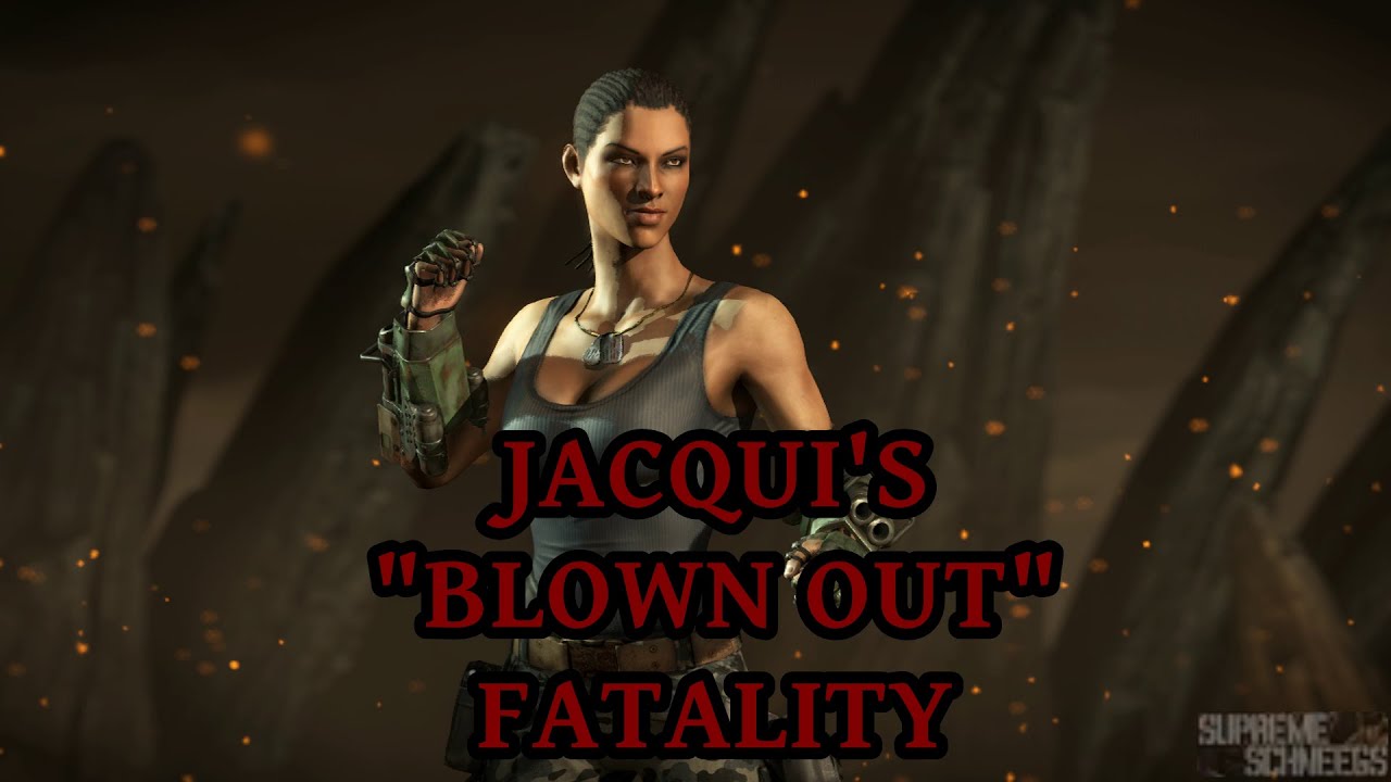 MORTAL KOMBAT X - Jacqui's "Blown Out" Fatality performed on all ...