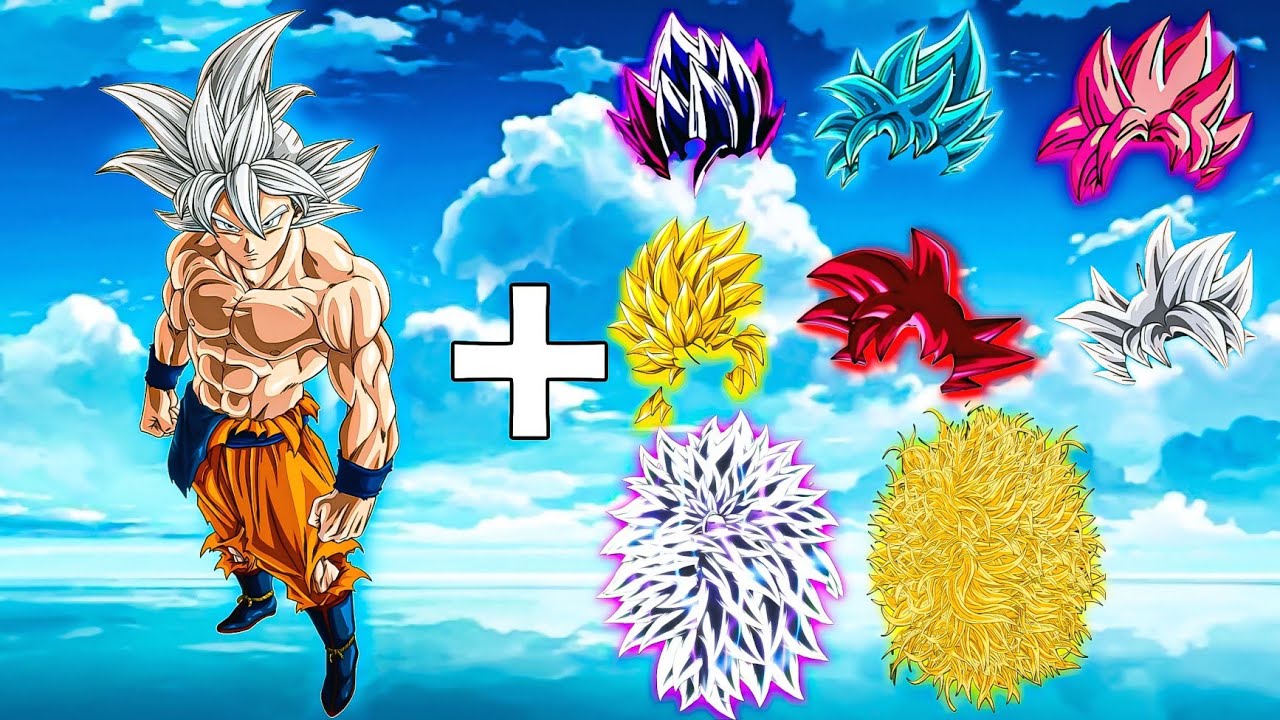 Goku All Ssj Transformation Hairs🔥🔥 || Anime || DragonBall Super - YouTube