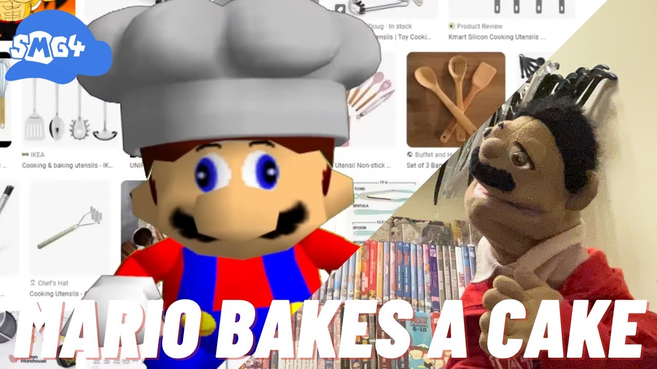 SMG4: Mario Bakes A Cake Reaction (Puppet Reaction) - YouTube