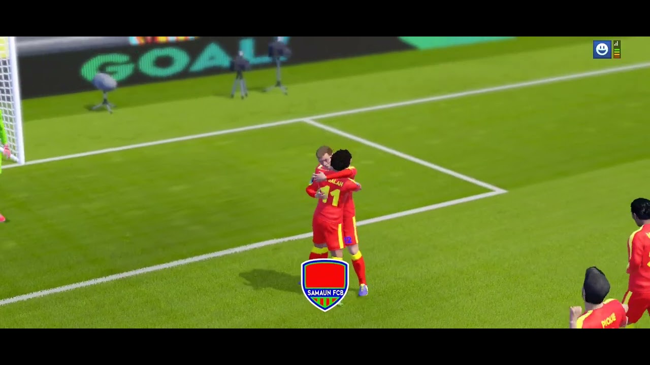 DLS Live Hardly contest Football match My teams vs ROJ @ Goals 3 vs 2 ...