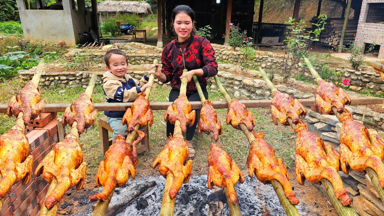 GRILLED CHICKEN | Country-Style Grilled Chicken Recipe | Smoked ...