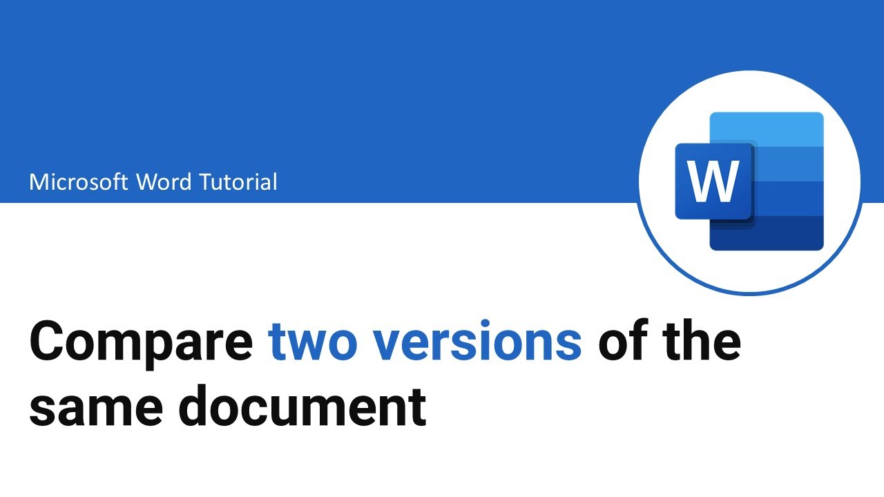 Compare Two Versions Of The Same Document MS Word Tutorial YouTube compare-two-versions-of-the-same-document-ms-word-tutorial-youtube