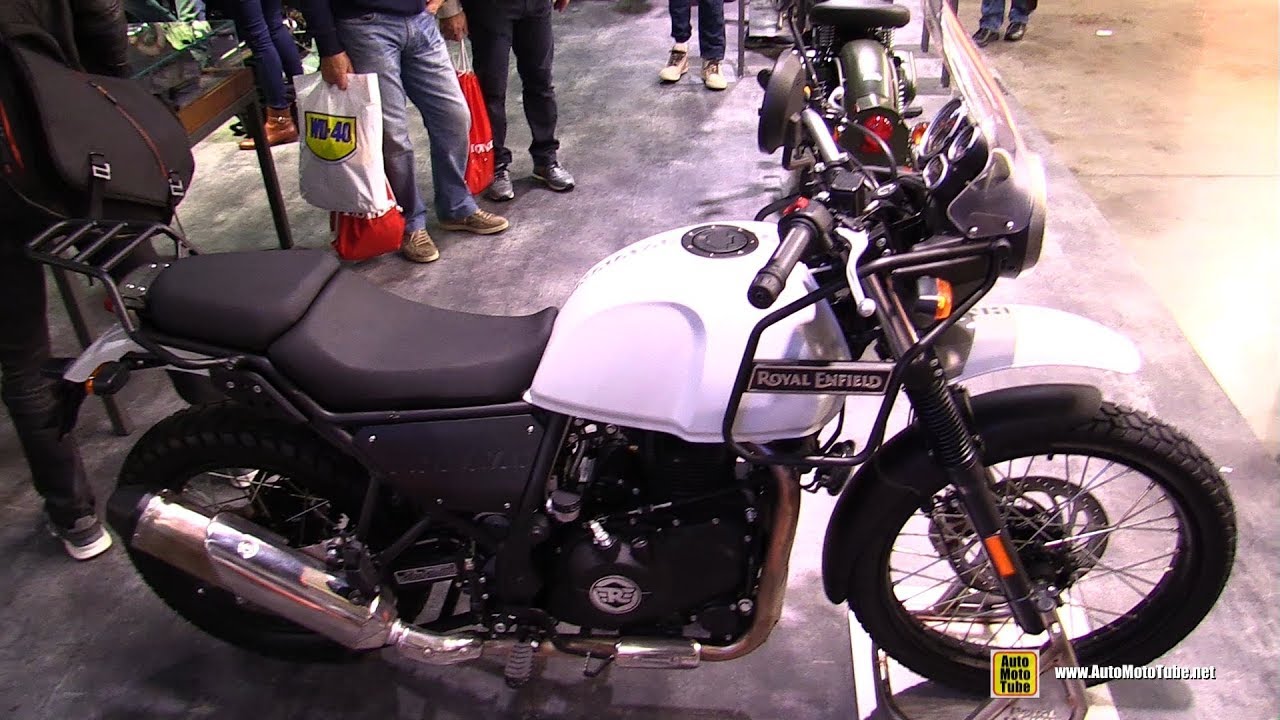 2018 Royal Enfield Himalayan 400 - Walkaround - 2017 EICMA - YouTube