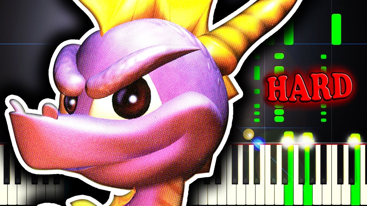 SPYRO 2 THEME - Piano Tutorial - YouTube