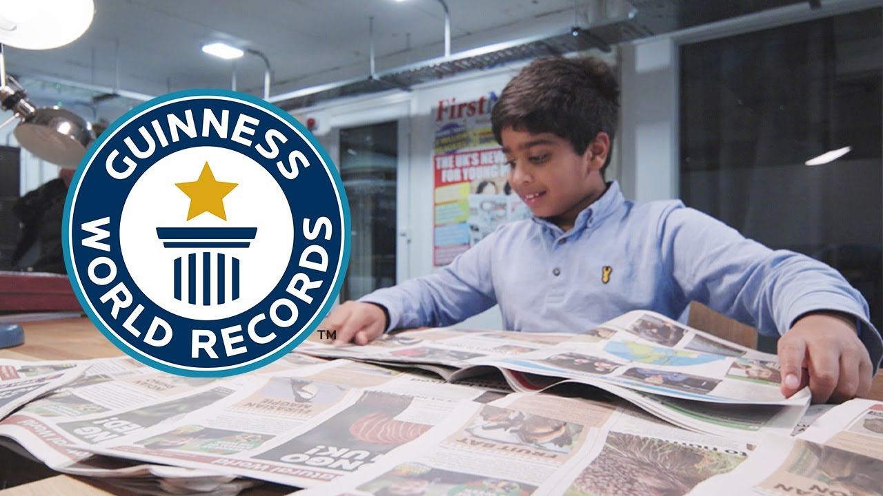 This is the world's YOUNGEST newspaper journalist! | Guinness World ...