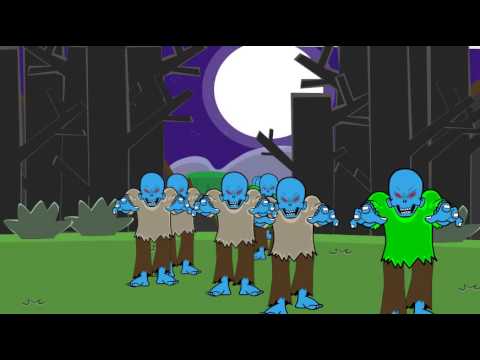 Animated Zombies Marching In The Forest - YouTube