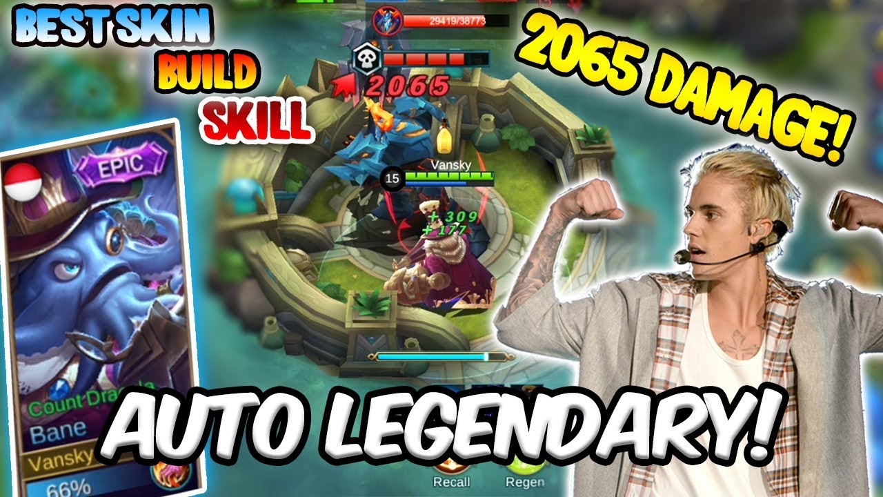EPIC SKIN BANE NTAPS BUILD TOP GLOBAL! - MOBILE LEGENDS INDONESIA - YouTube